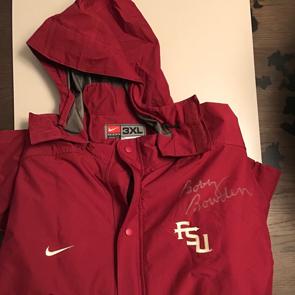 Fsu Football Team Issue Rain Windbreaker - Gem